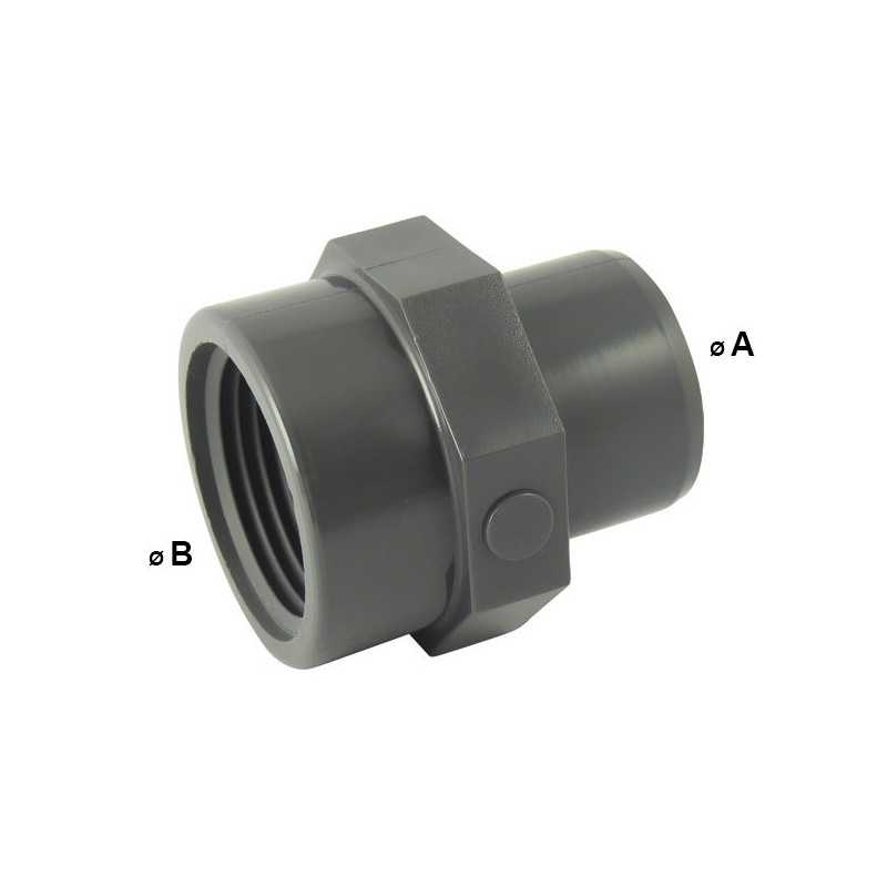 Ezfitt Adaptateur PVC Male Coller Femelle Visser PN16 16-110mm