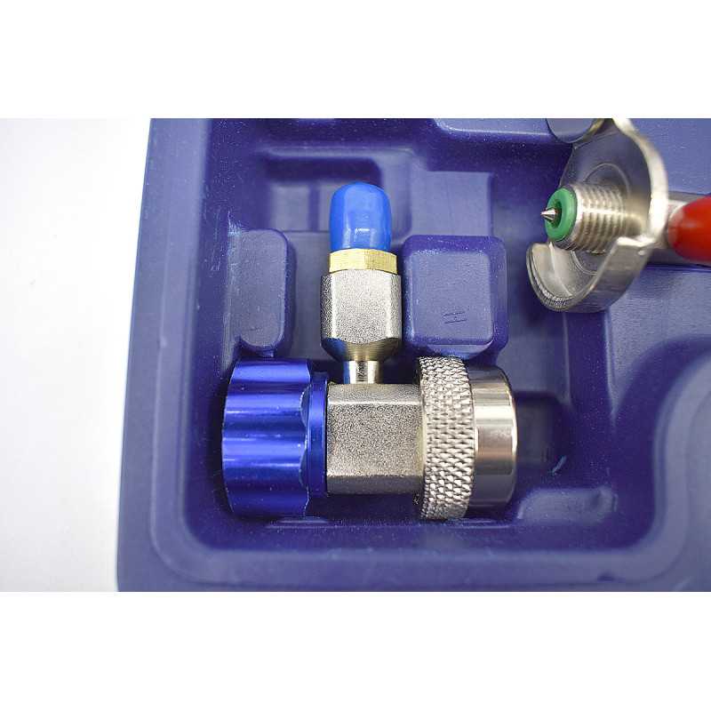 Caja colectora de 4 vías para R1234YF, R134a y R404a