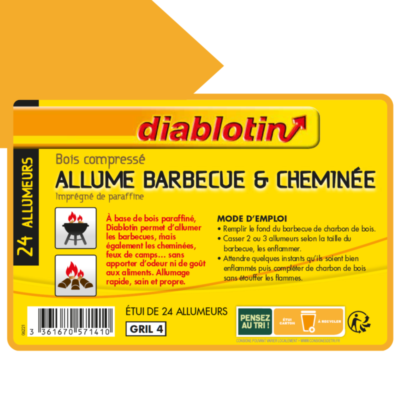 DIABLOTIN LIGHTS BARBECUE FIREPLACE: The perfect companion for a quick ...