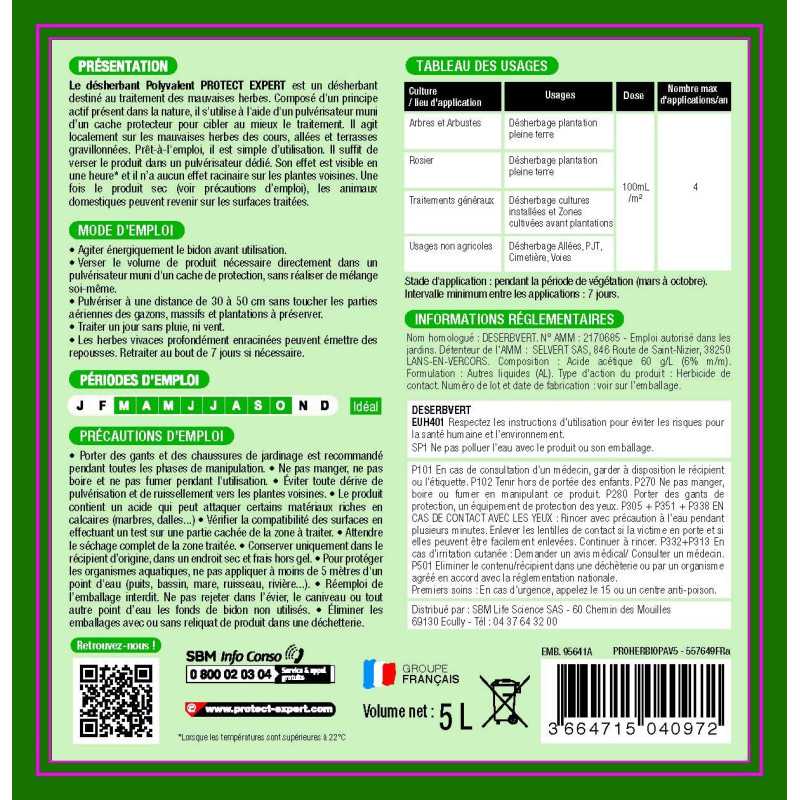 PROTECT EXPERT 5L - Fast and Economical Versatile Herbicide