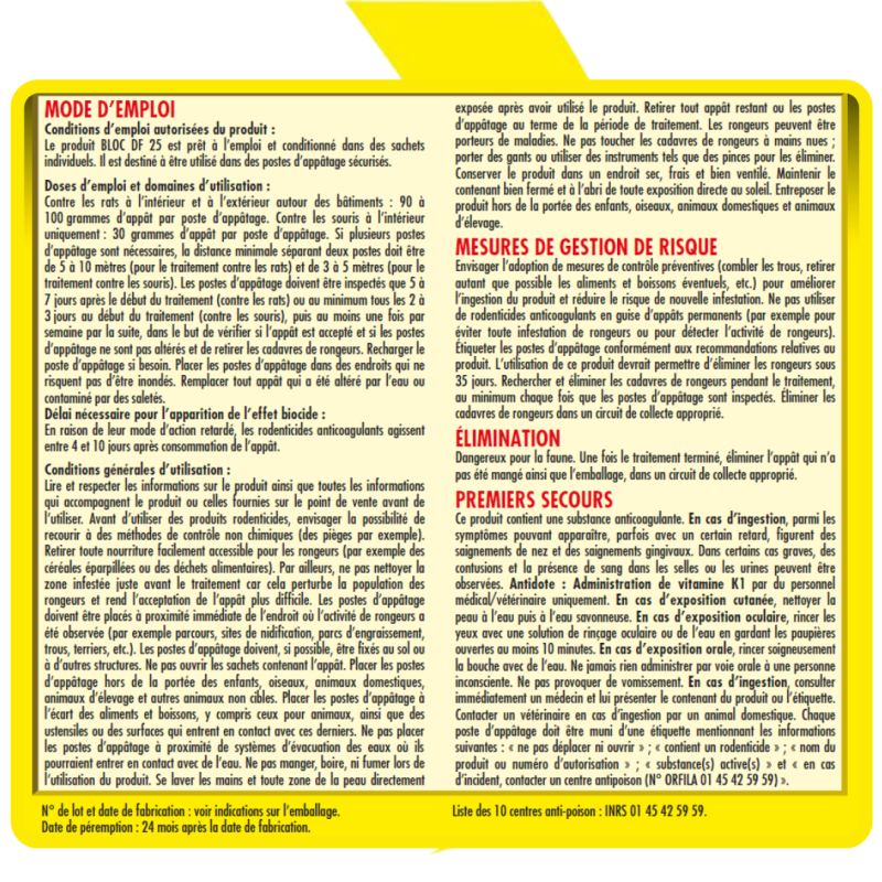 Bait blocks ACTO RATS - MICE for deratization – Efficient and fast