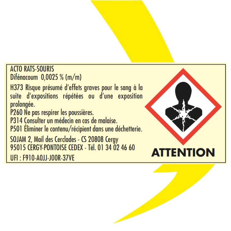 Bait blocks ACTO RATS - MICE for deratization – Efficient and fast